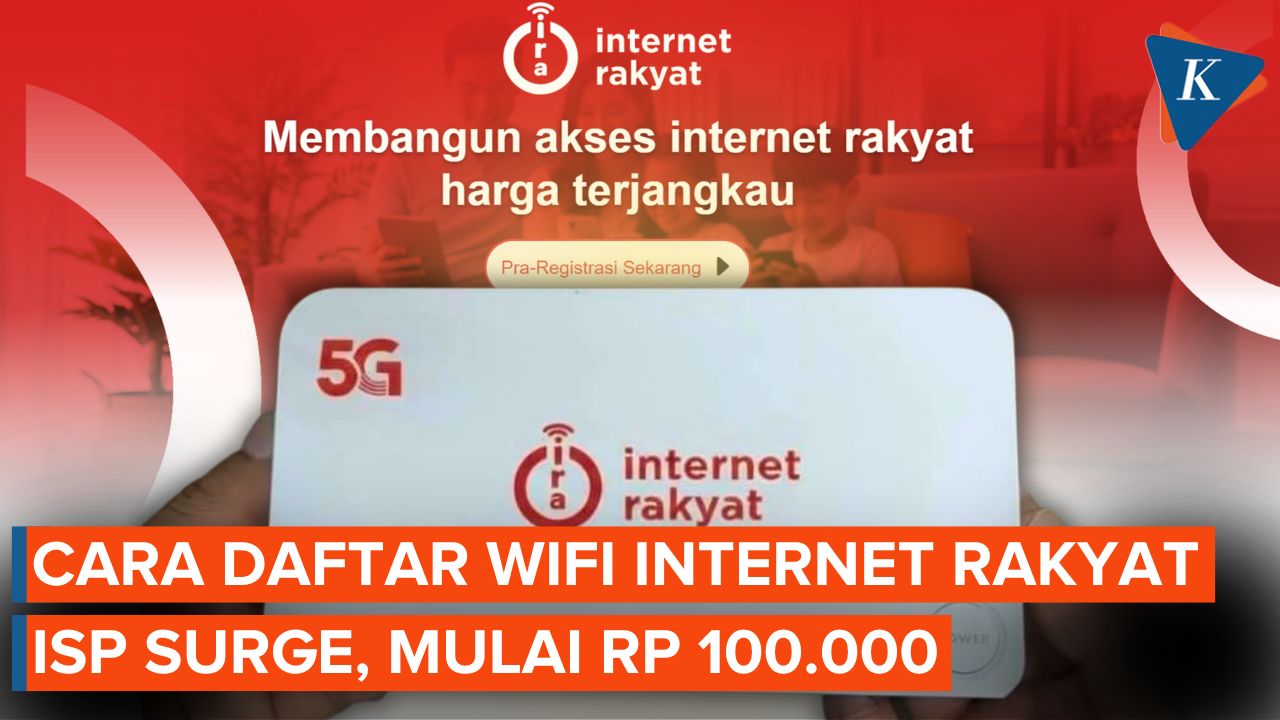 Video: Cara Daftar Surge WiFi Internet Rakyat, Sekarang Harganya Rp 100.000