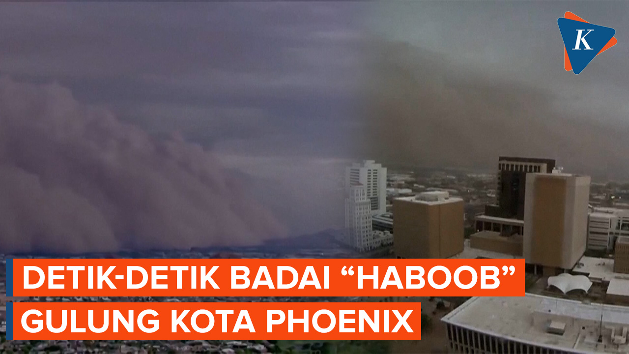 Detik-detik Badai Debu “Haboob” Gulung Kota Phoenix