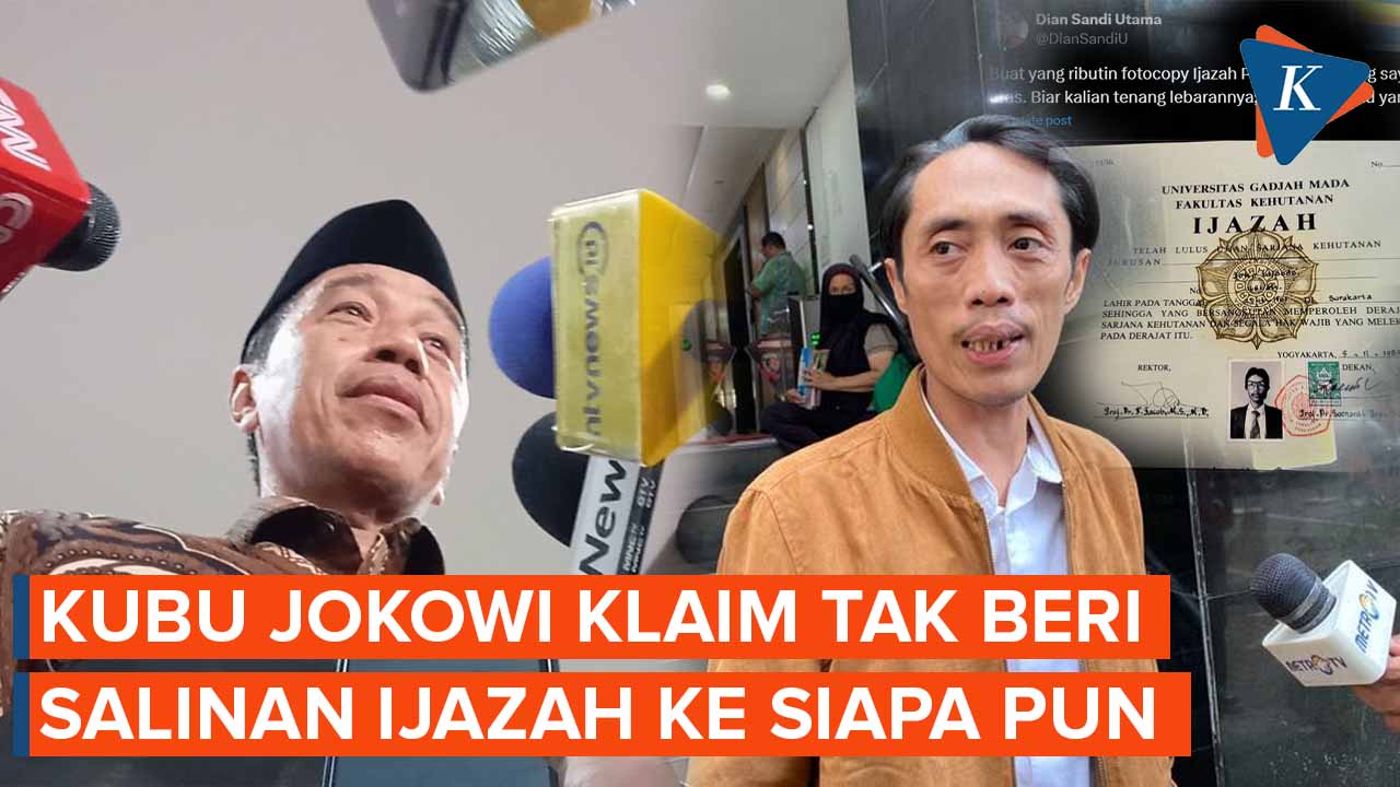 Kubu Jokowi Klaim Tak Beri Salinan Ijazah ke Siapapun, Termasuk Dian Sandi