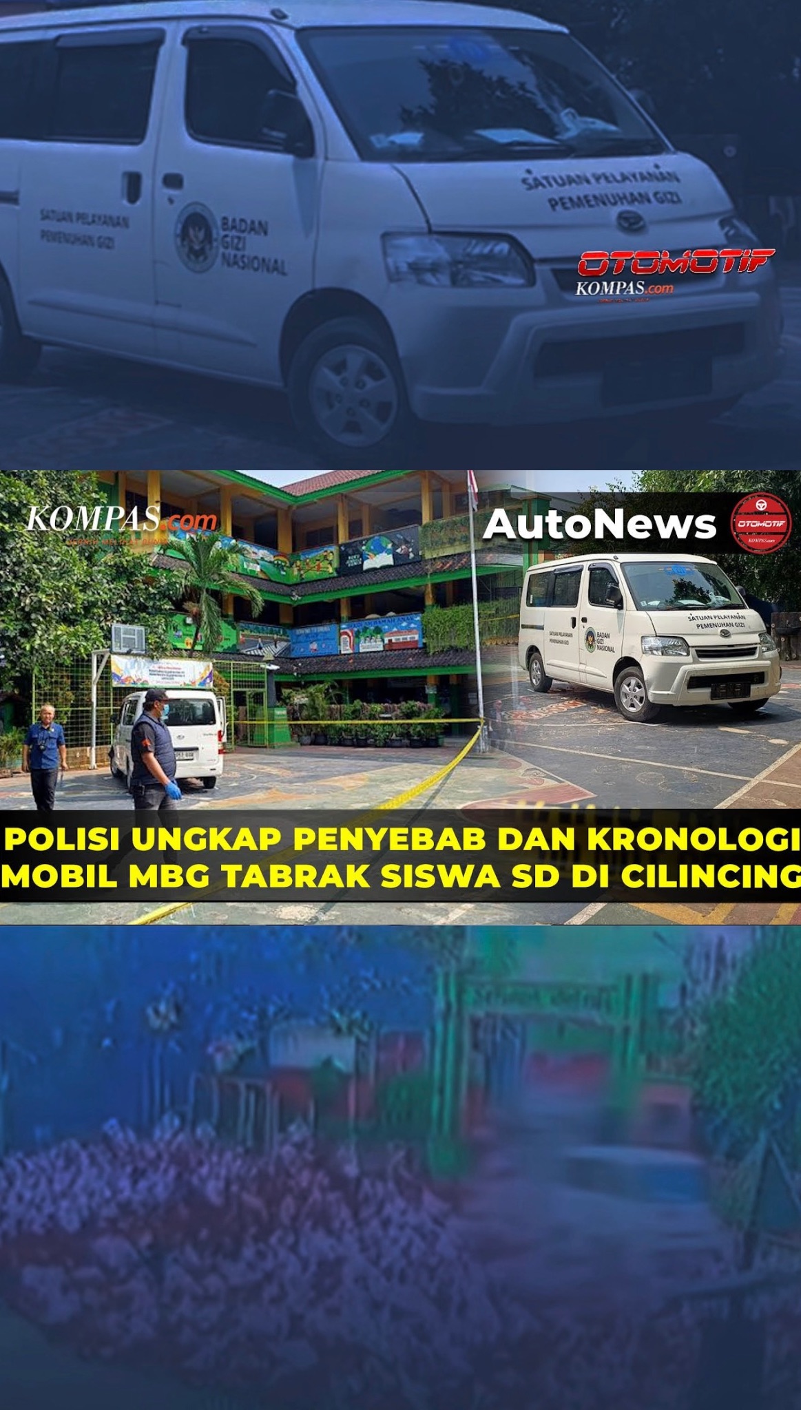 Polisi Ungkap Kronologi Mobil MBG yang Tabrak Siswa SD di Cilincing