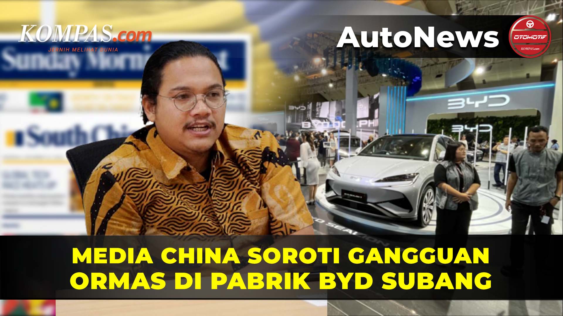 Video: Gangguan Ormas di Pabrik BYD Subang Jadi Sorotan Media China