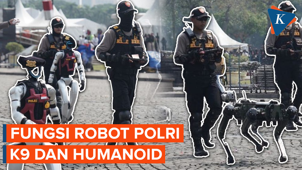 Video: Polri Pamer Robot Polisi Saat HUT Ke-79 Bhayangkara, Apa Fungsinya?