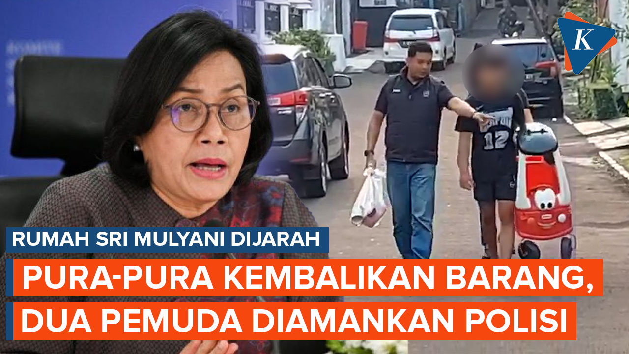 Video: Dua Orang Diduga Penjarah Rumah Sri Mulyani Ditangkap usai Pura-pura Kembalikan Barang