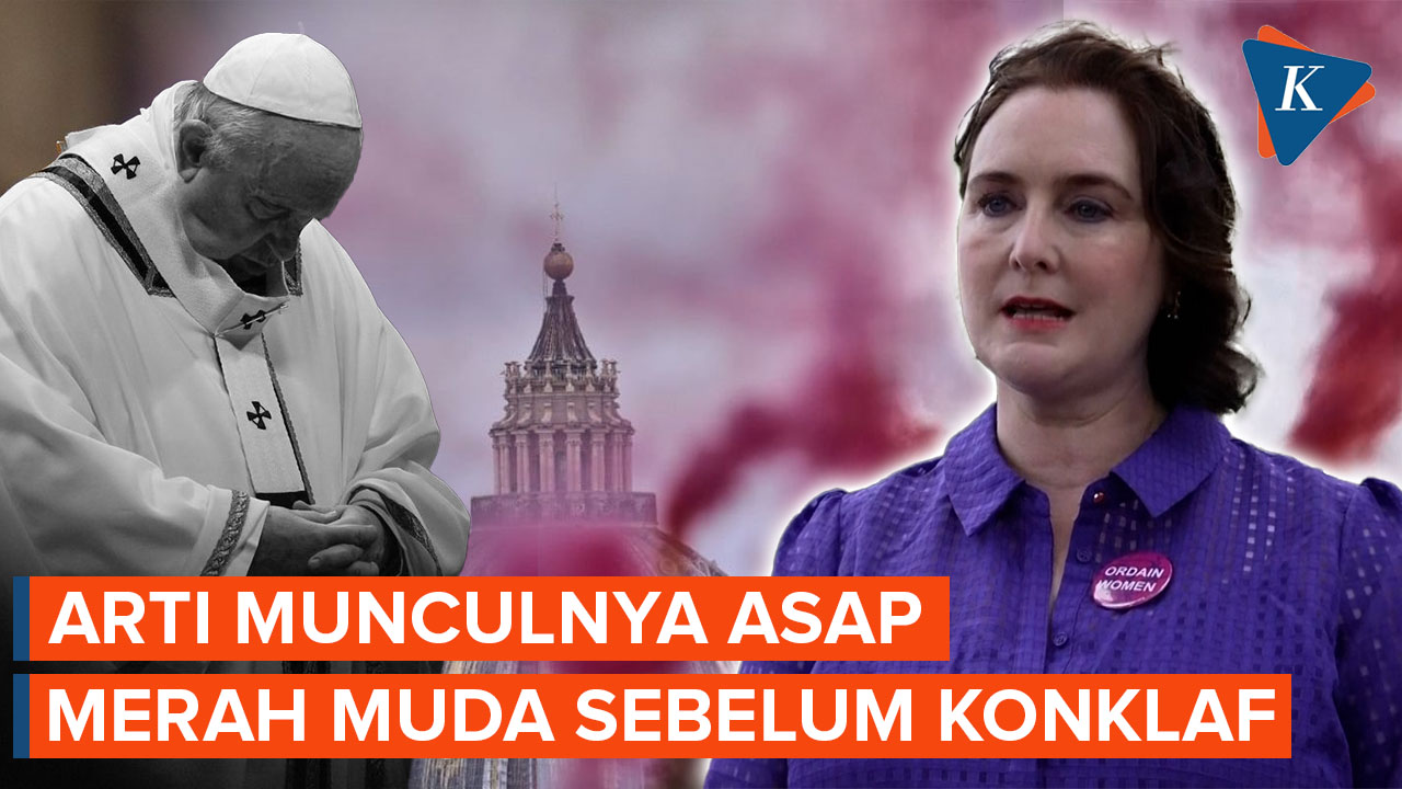 Video: Muncul Asap Merah Muda Sebelum Konklaf Vatikan Berlangsung, Apa ...