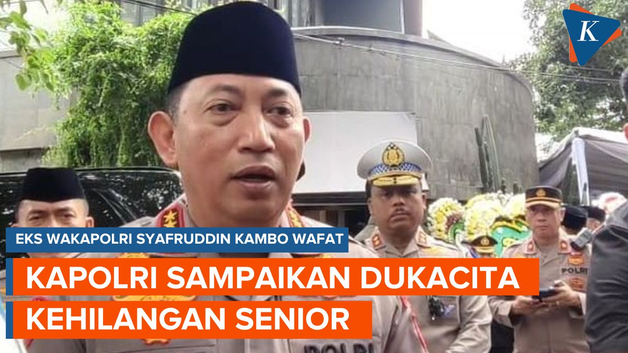Eks Wakapolri Syafruddin Kambo Wafat, Kapolri Sampaikan Dukacita