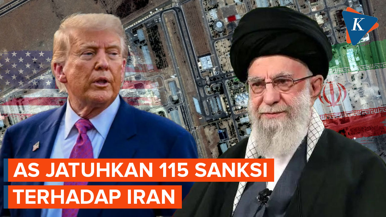 Video: "Drama Baru" Iran Vs AS: Trump "Serang" Teheran Lagi, Jatuhkan 115 Sanksi