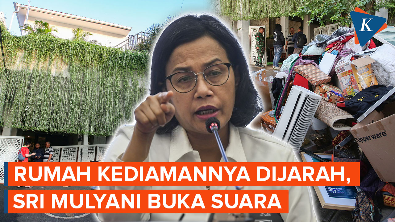 Video: Sri Mulyani Buka Suara soal Rumahnya Dijarah Sejumlah Orang Tak Dikenal