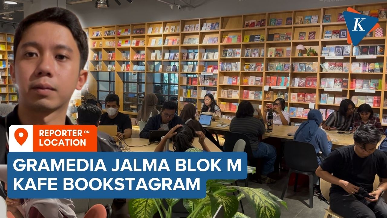 Gramedia Jalma Blok M, Surga Buku Disulap Jadi Kafe Kekinian