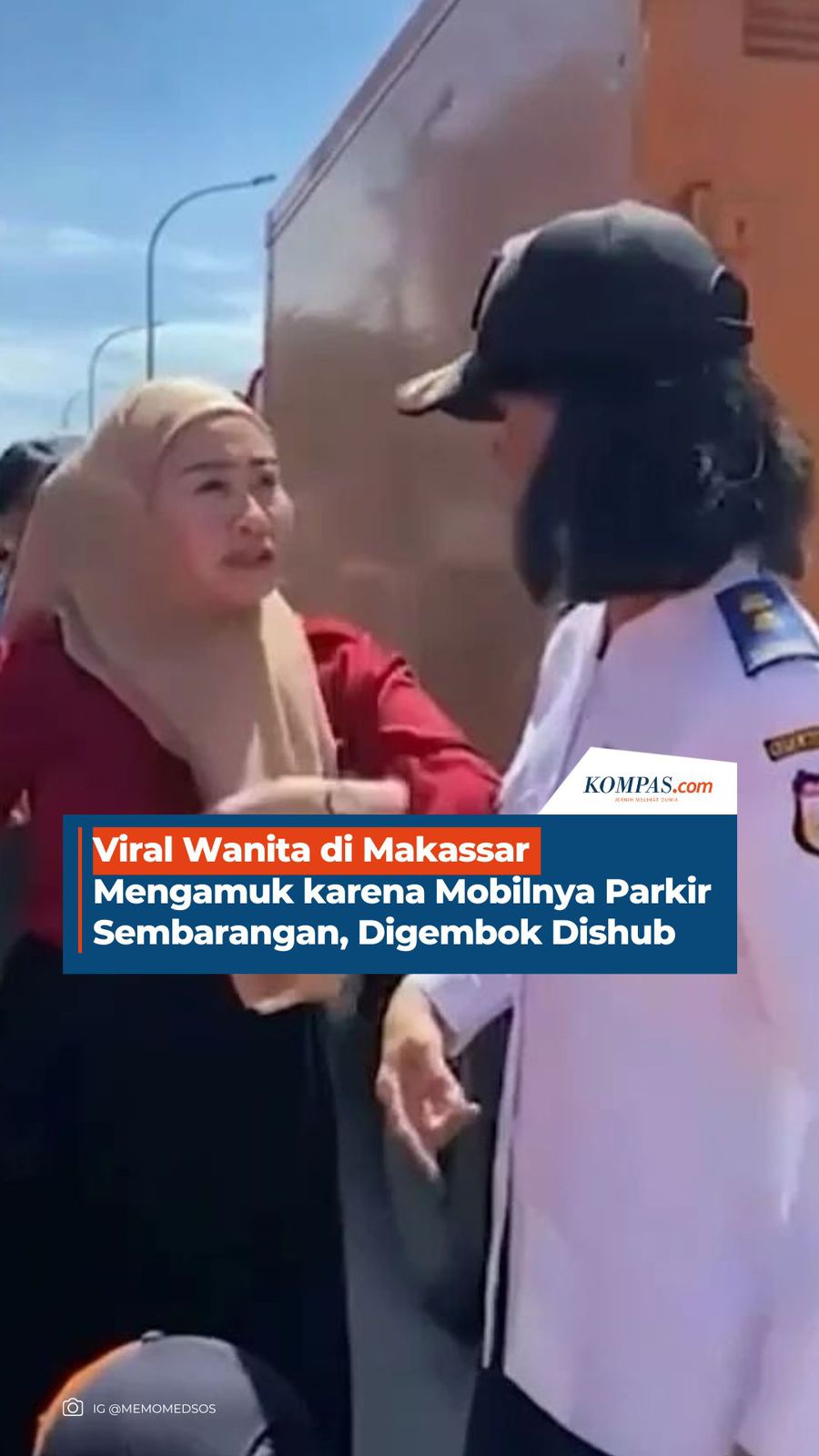 Viral Wanita di Makassar Mengamuk karena Mobilnya Parkir Sembarangan, Digembok Dishub