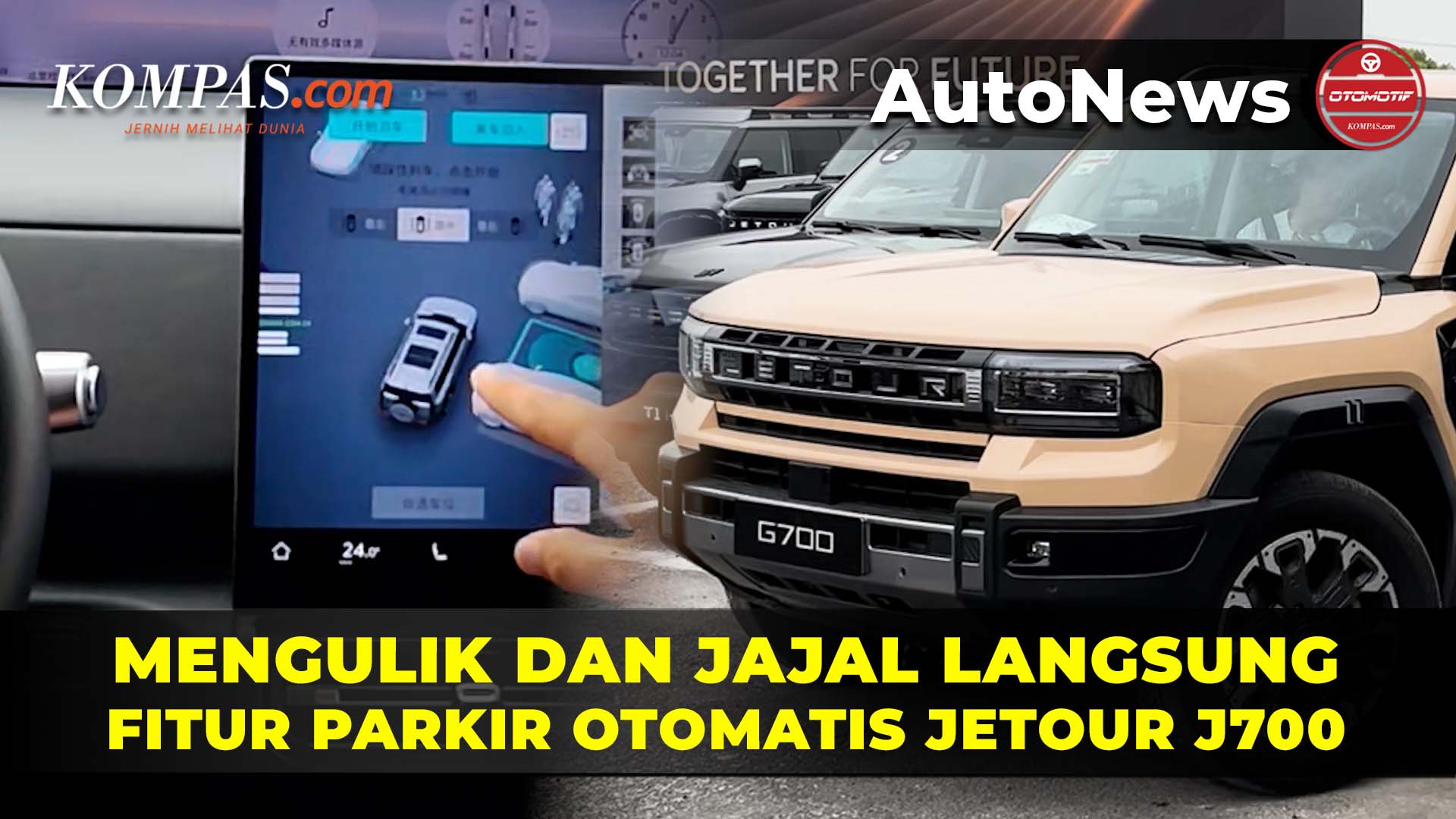 Menjajal Fitur Parkir Otomatis Jetour G700
