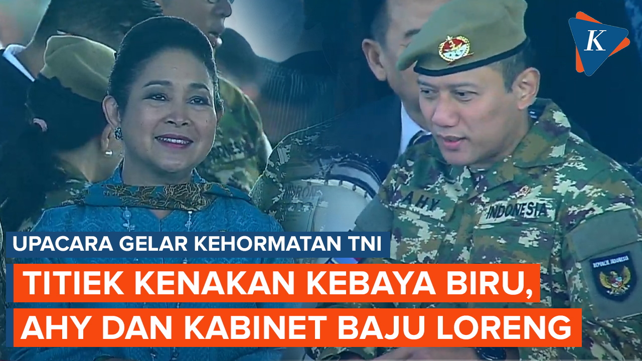 Upacara Kehormatan Militer, Titiek Berkebaya Biru, Kabinet Merah Putih ...