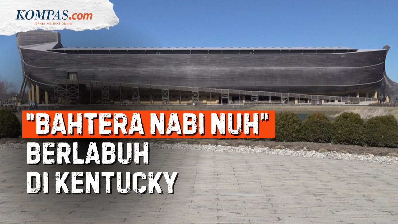 Penampakan Replika Kapal Nabi Nuh di Kentucky, Ada Dinosaurus di Dalamnya