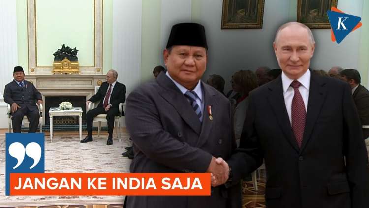 Prabowo Undang Putin ke Indonesia: Jangan ke India Saja!