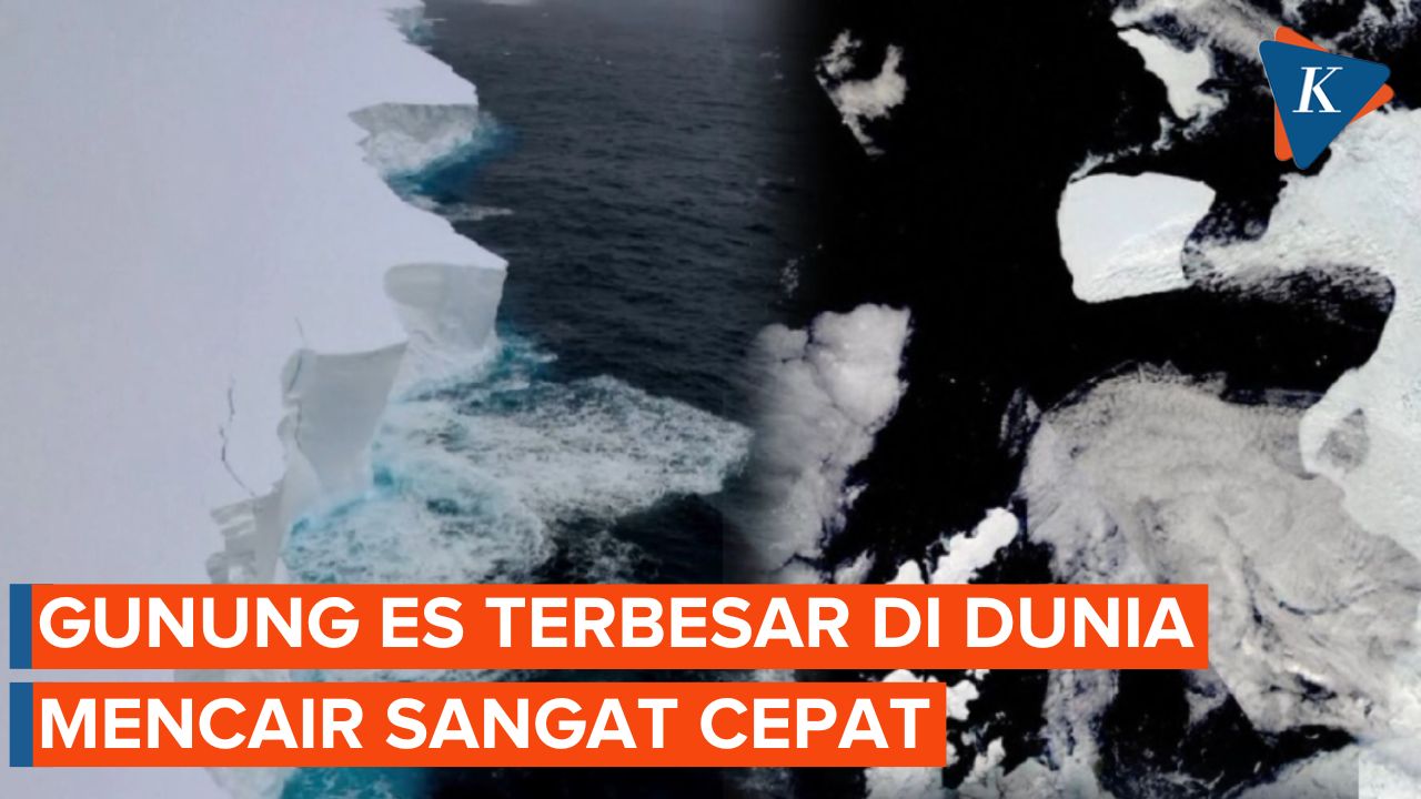 Gunung Es Berukuran 2 Kali London Mencair dengan Sangat Cepat
