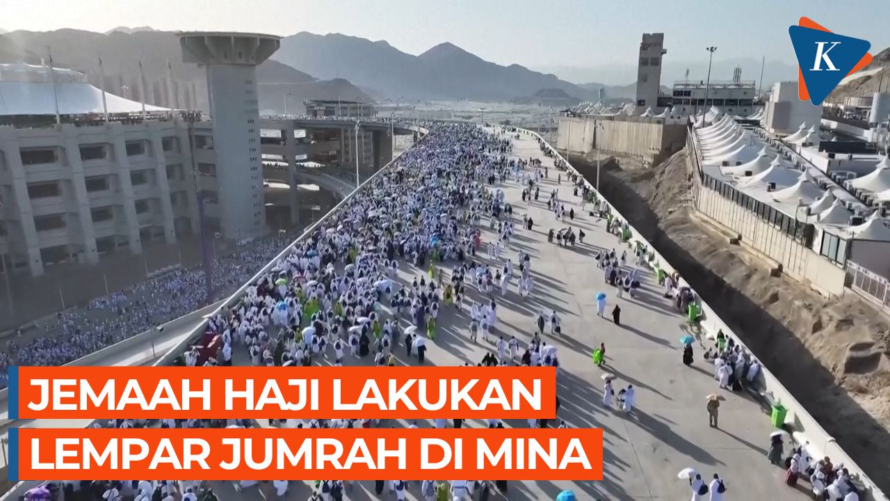 Momen Jemaah Haji Tiba di Mina untuk Lakukan Lempar Jumrah