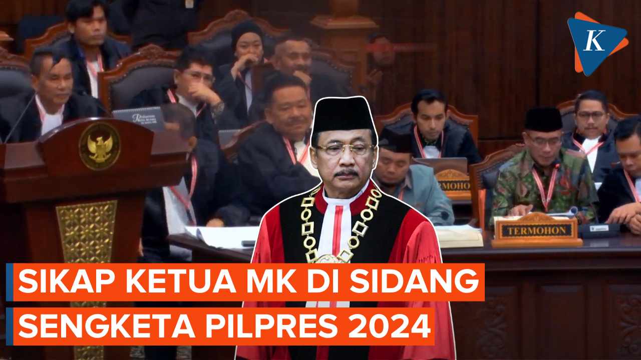 Momen Ketua MK di Sidang MK, Peringatkan Hotman Paris dan Ketua KPU