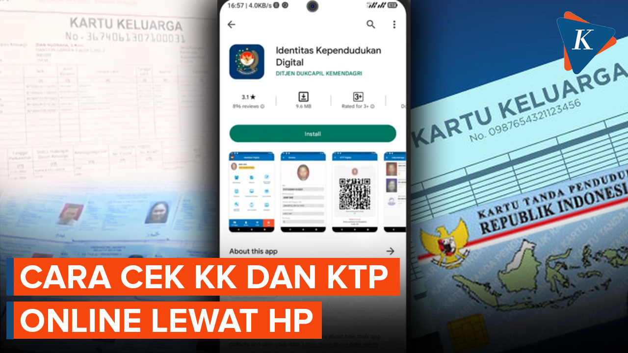 Cara Cek KK dan KTP Online lewat HP, Unduh Aplikasi Ini