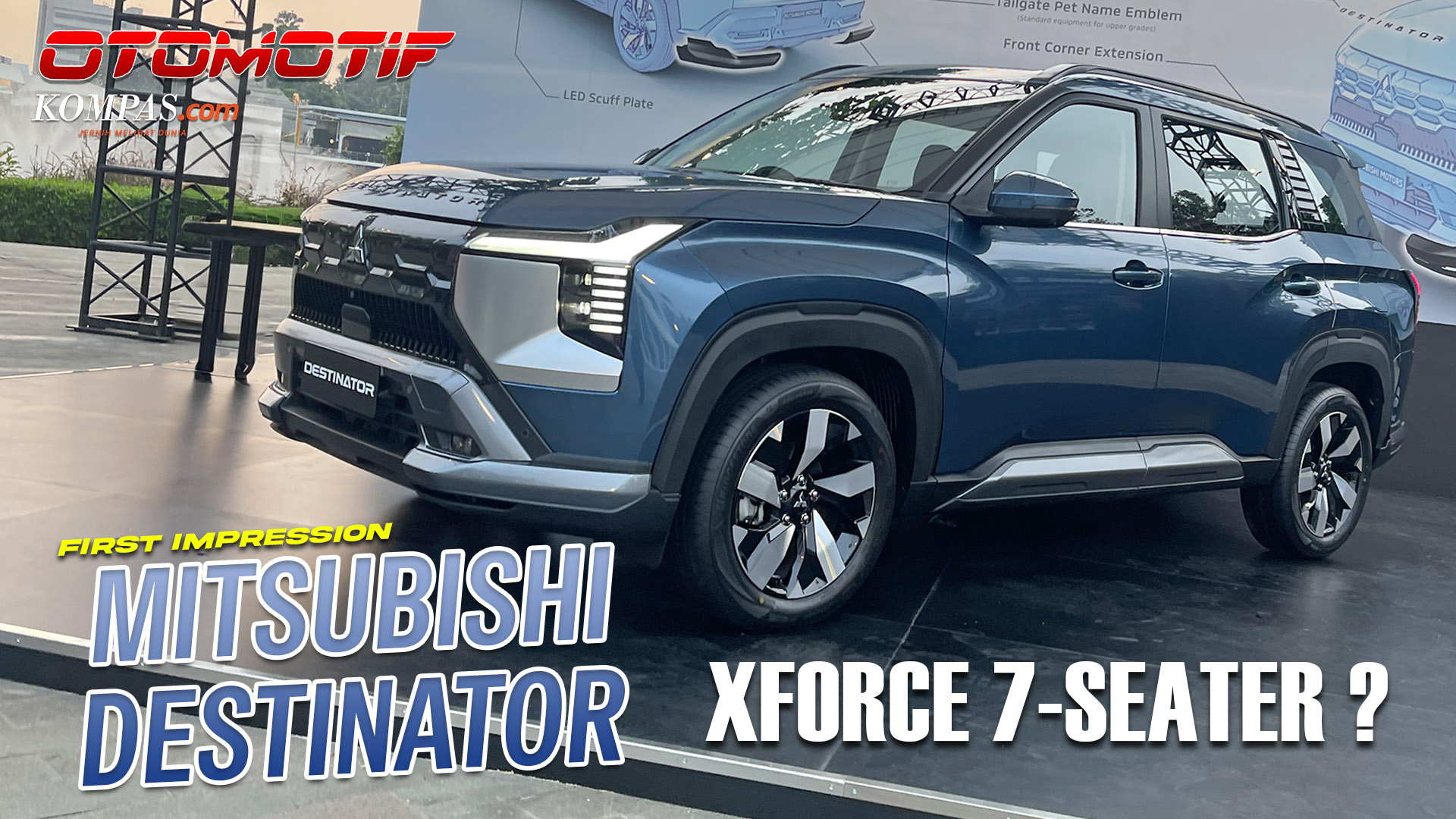 Video: Mitsubishi Destinator | SUV 7-Seater Terbaru Mitsubishi | FIRST IMPRESSION