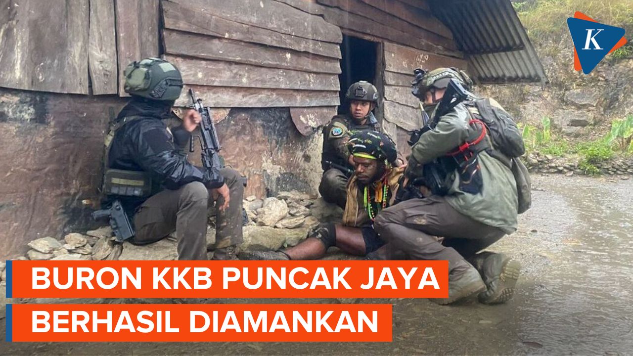Bersenjata Lengkap! Satgas Cartenz Damai Tangkap Buronan KKB Male Telengen di Puncak Jaya