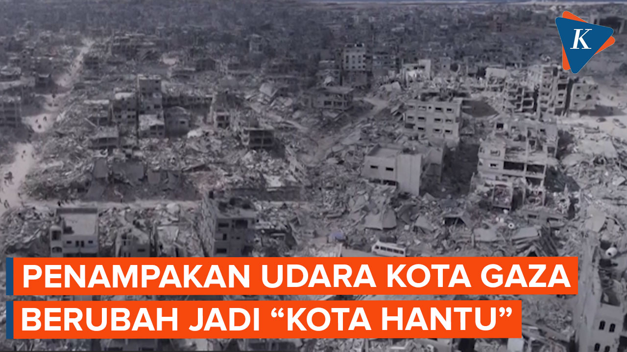 Penampakan Udara Gaza yang Kini Jadi “Kota Hantu” Dampak Perang Israel ...