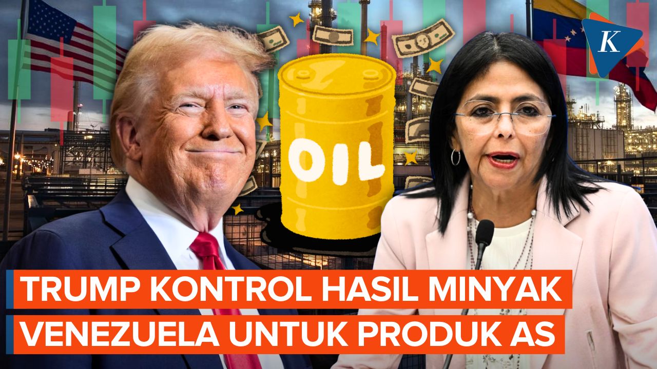 Trump Kontrol Penuh Hasil Penjualan Minyak Venezuela, Hanya untuk Beli ...