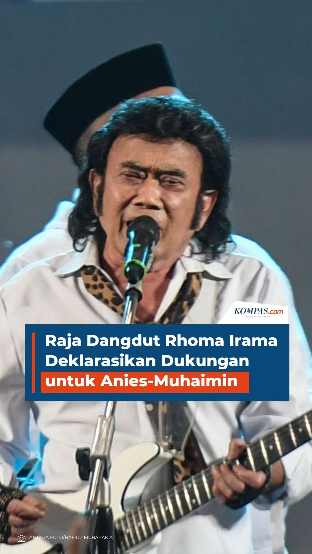 Raja Dangdut Rhoma Irama Deklarasikan Dukungan untuk Anies-Muhaimin