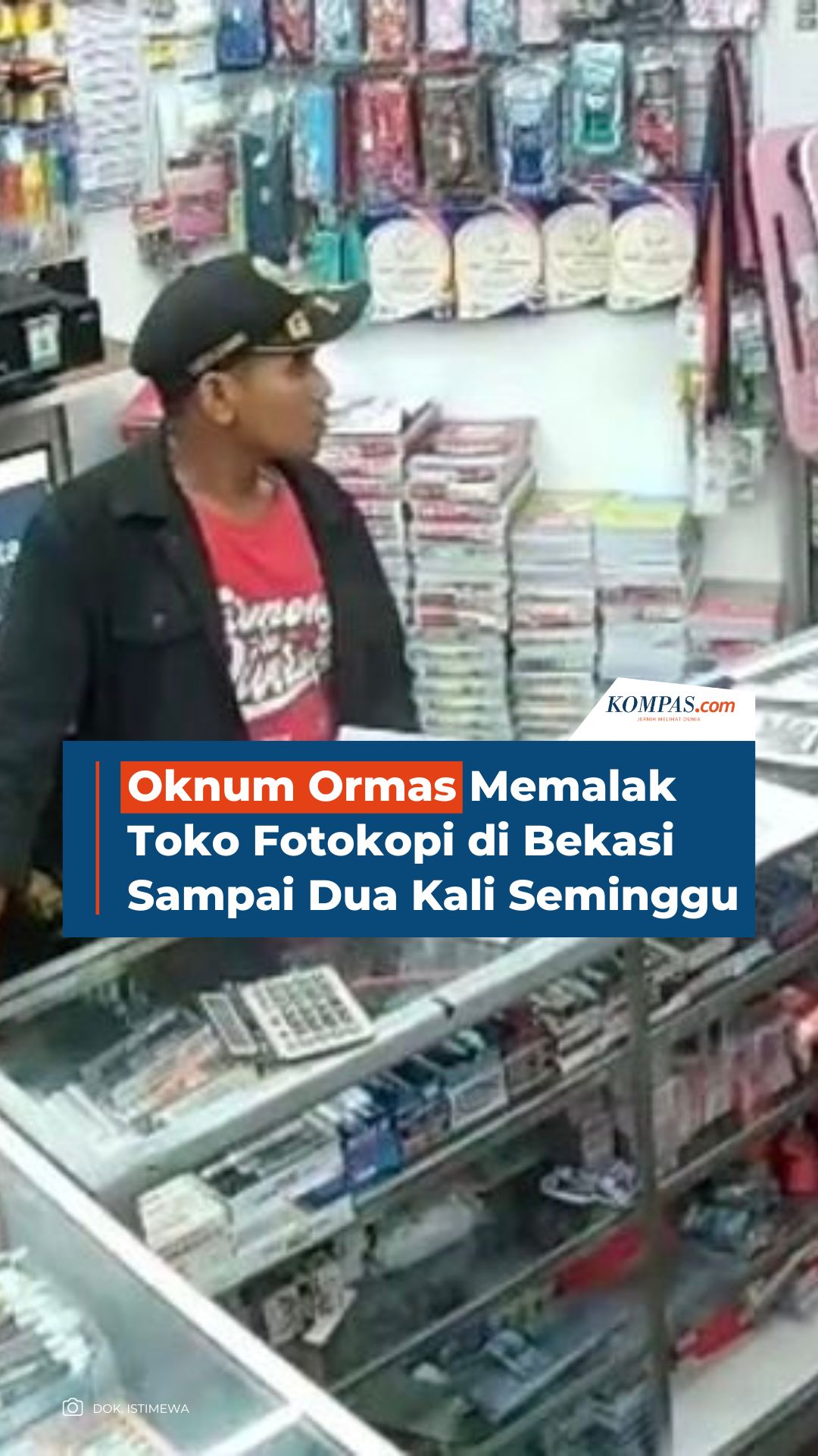 Oknum Ormas Memalak Toko Fotokopi di Bekasi Sampai Dua Kali Seminggu