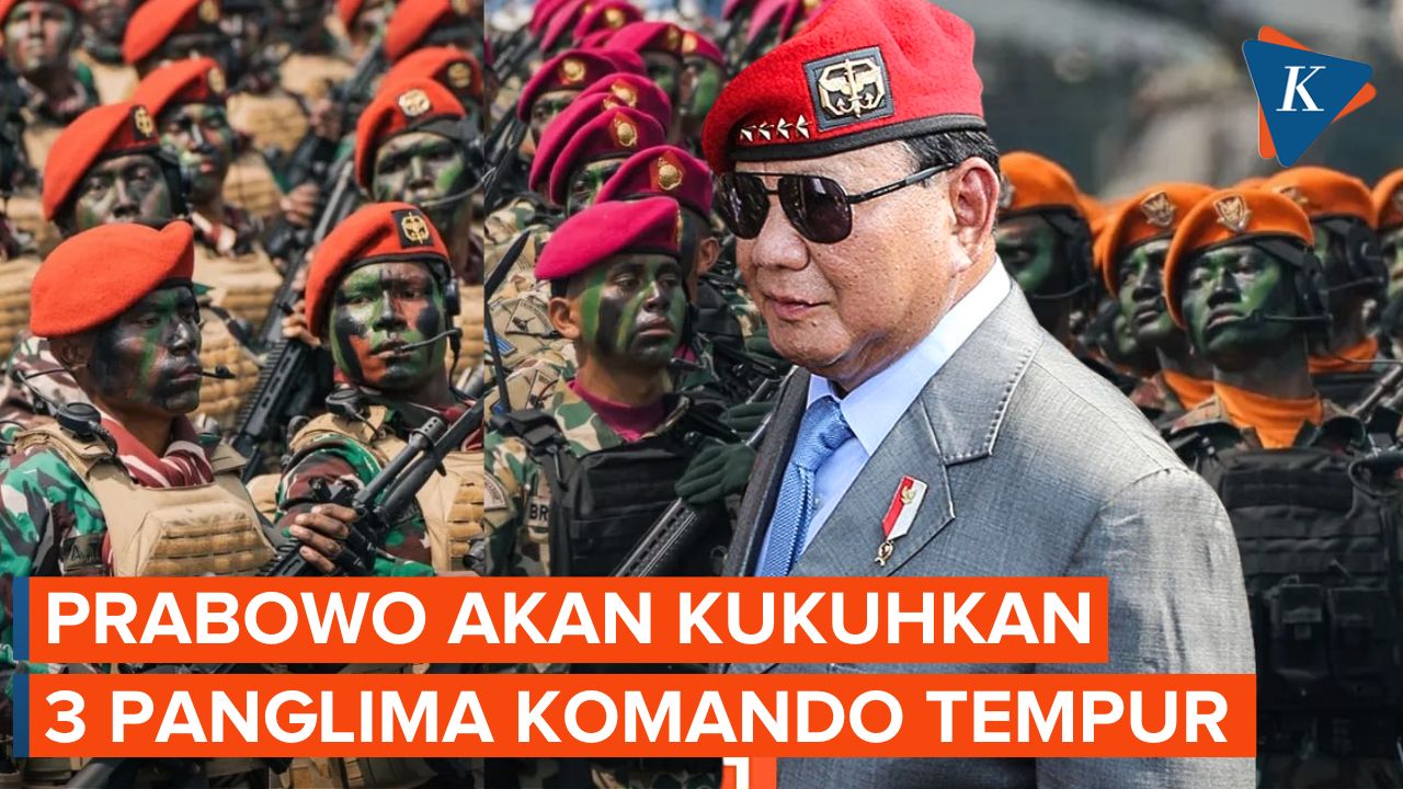 Presiden Prabowo Akan Kukuhkan Tiga Panglima Komando Tempur TNI, Siapa ...