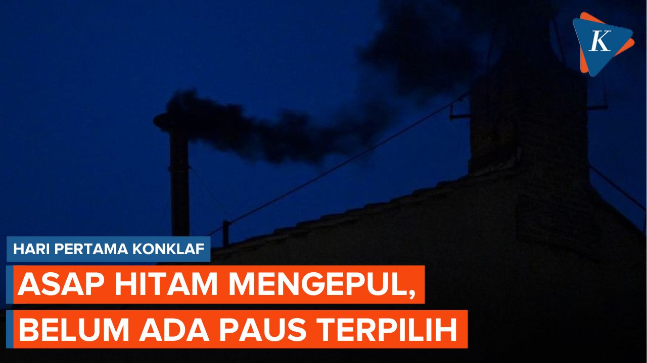 Hari Pertama Konklaf, Asap Hitam Mengepul di Kapel Sistina, Belum Ada ...