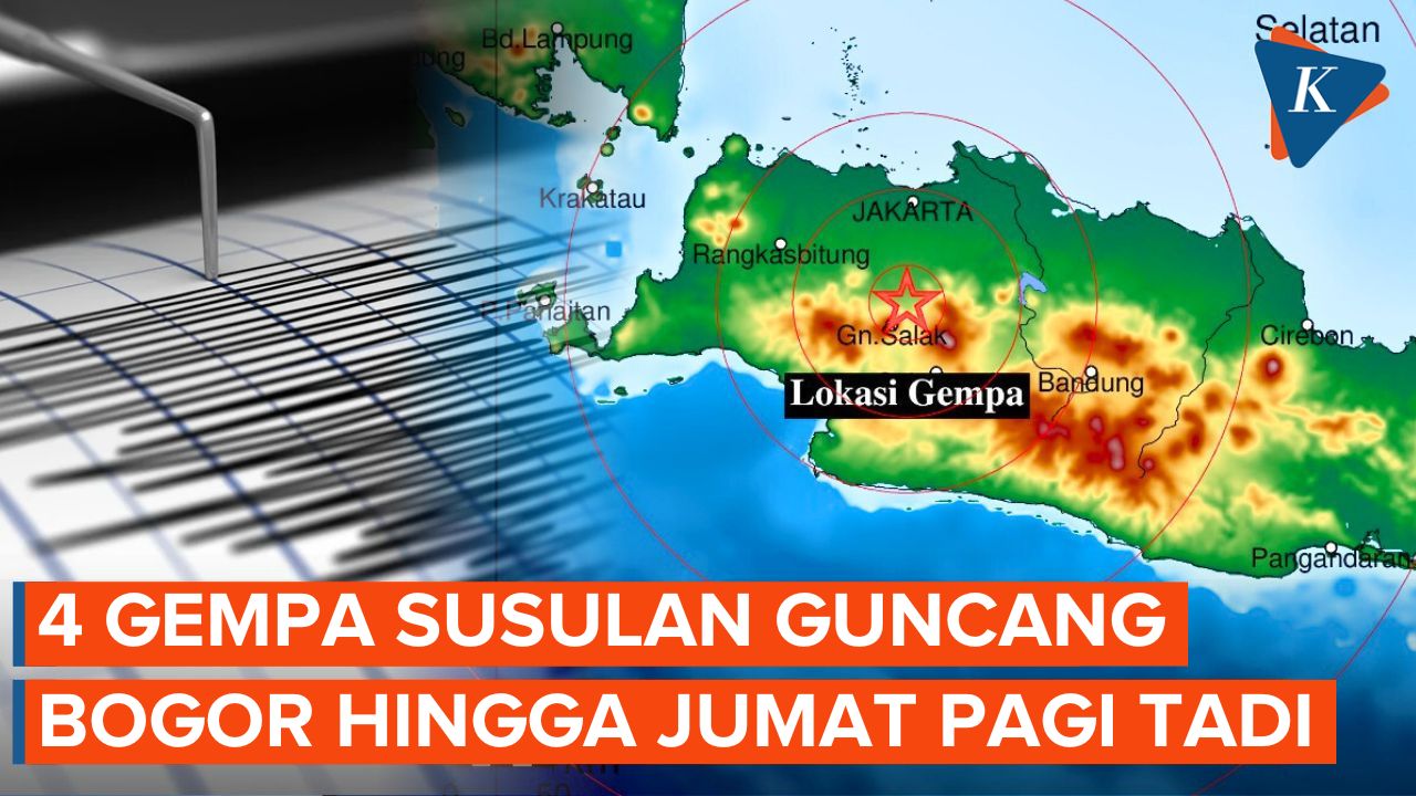 Video: Pasca Gempa Utama, 4 Gempa Susulan Guncang Bogor hingga Jumat Pagi