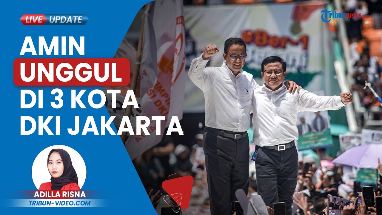 Video: Update Hasil Real Count Pilpres, Anies Baswedan Salip Suara Prabowo di 3 Kota Besar DKI ...