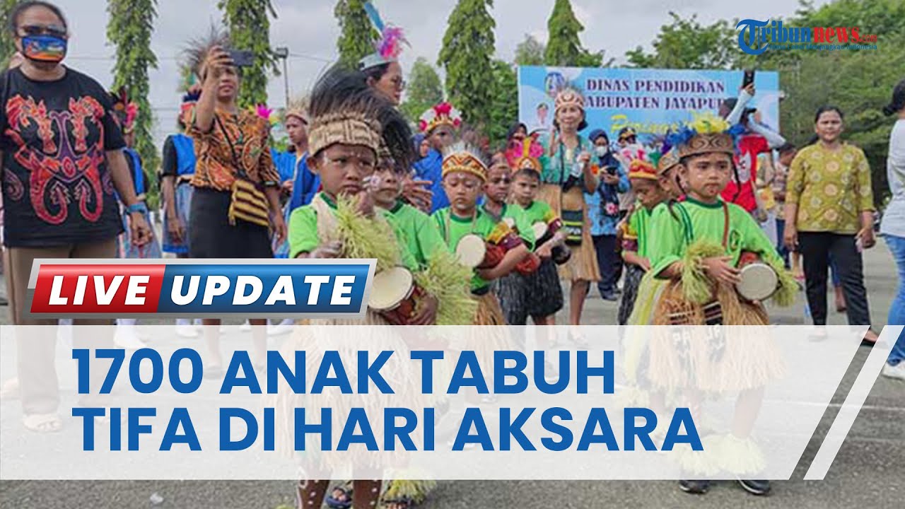 Video: 1.700 Anak PAUD dan TK Tabuh Tifa di Hari Aksara Internasional ...