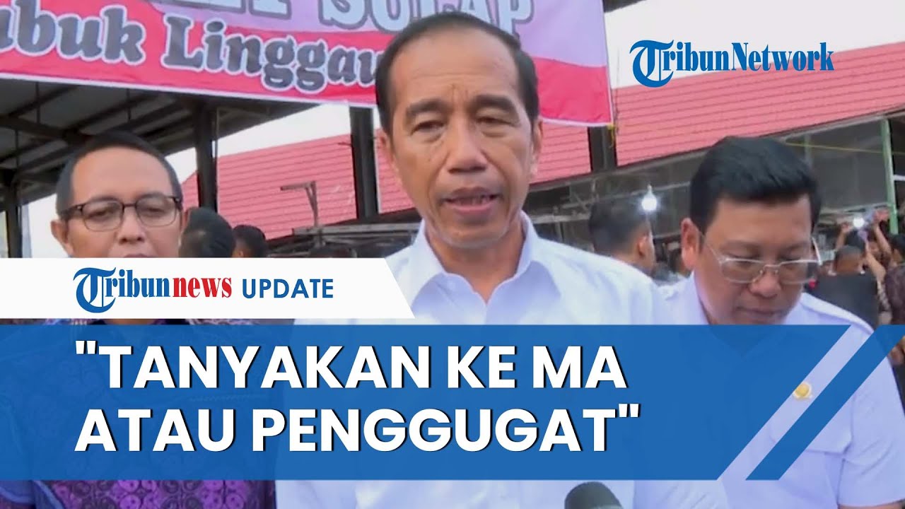 Video: Respons Jokowi soal Putusan MA yang Buka Jalan Kaesang Maju Pilkada: Tanyakan ke MA atau ...