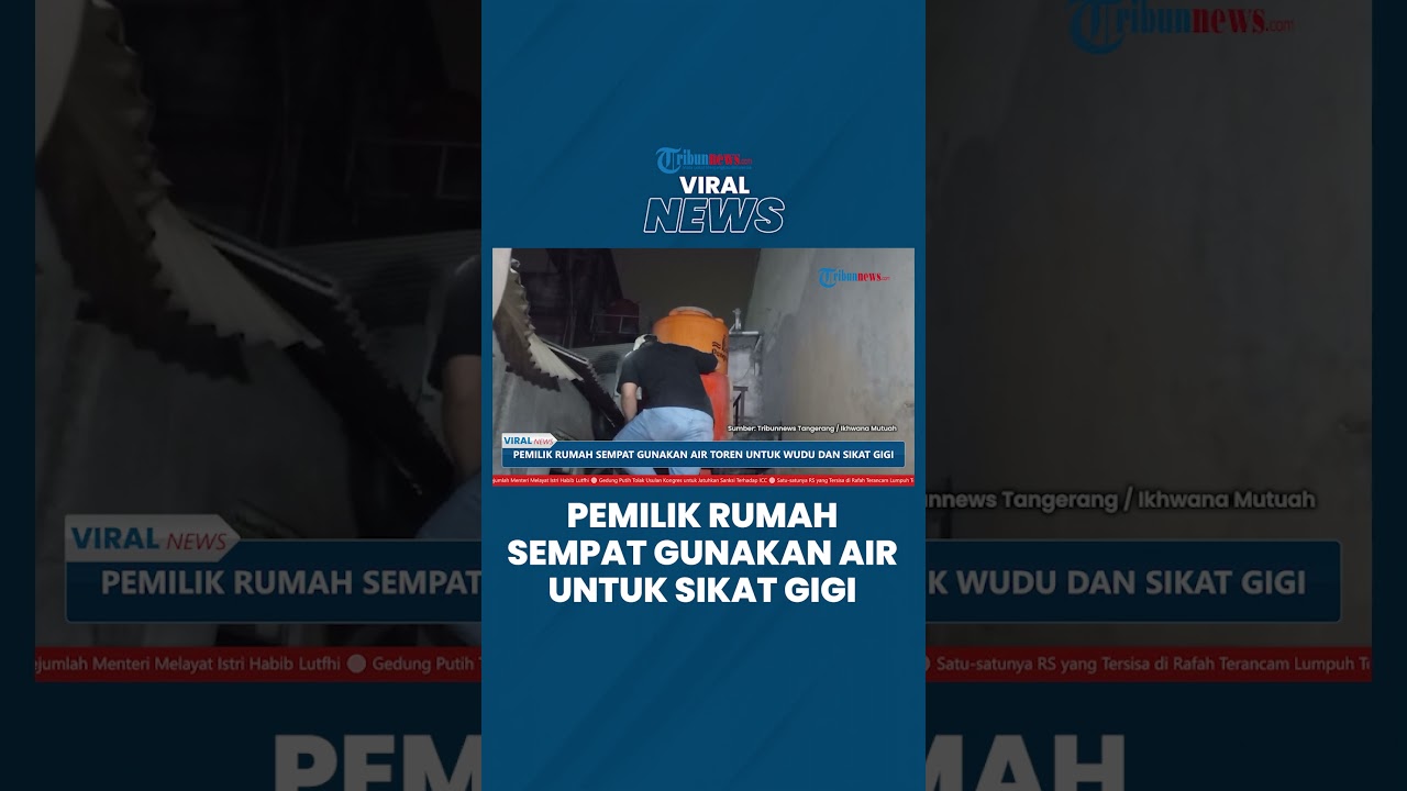 Video: Pemilik Rumah Sempat Gunakan Air Toren Berisi Jasad untuk Wudu dan Sikat Gigi, Kini Tak ...