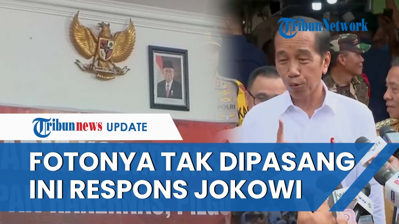 Video: Respons Jokowi soal Fotonya Tak Dipasang di Kantor PDIP Sumatera Utara: Ya Foto Aja