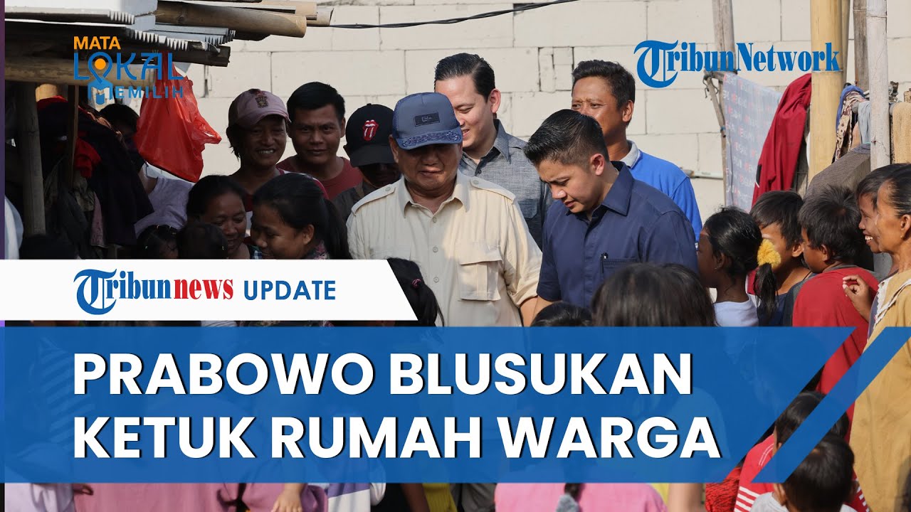Video: Momen Prabowo Blusukan di Penjaringan Utara, Ketuk Pintu Rumah ... Video: Momen Prabowo Blusukan di Penjaringan Utara, Ketuk Pintu Rumah ...