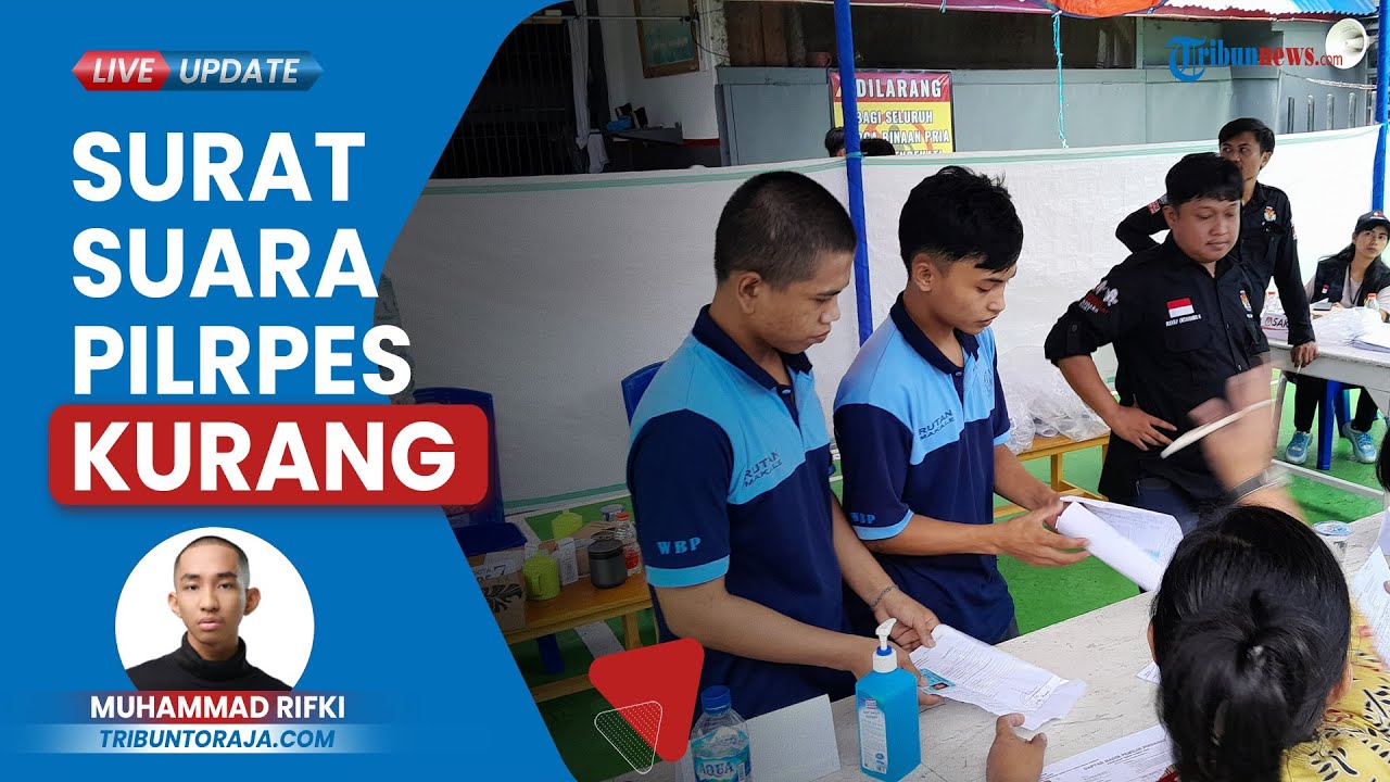 Video: Surat Suara Pilpres Kurang, Pencoblosan di TPS Khusus Warga ...