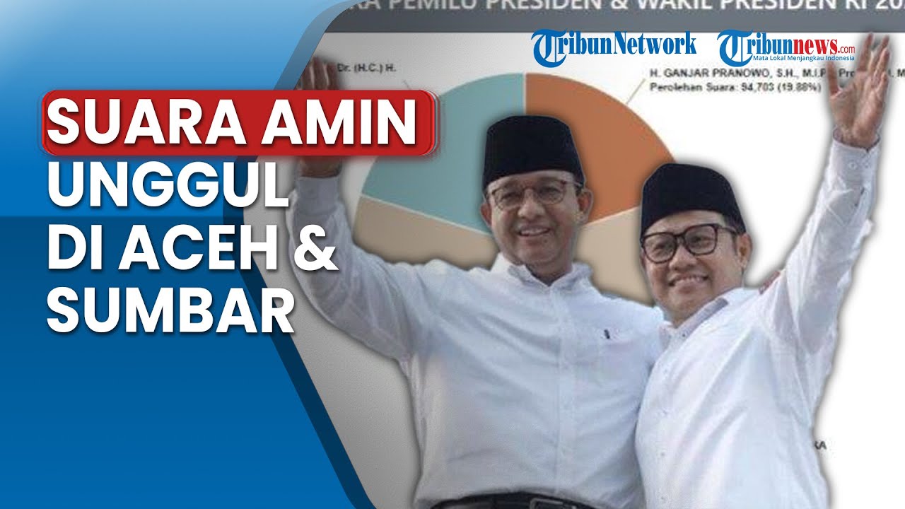 Video: Real Count Pilpres 2024 Pukul 12.00 WIB: Suara AMIN Kalahkan Prabowo-Gibran di Aceh ...