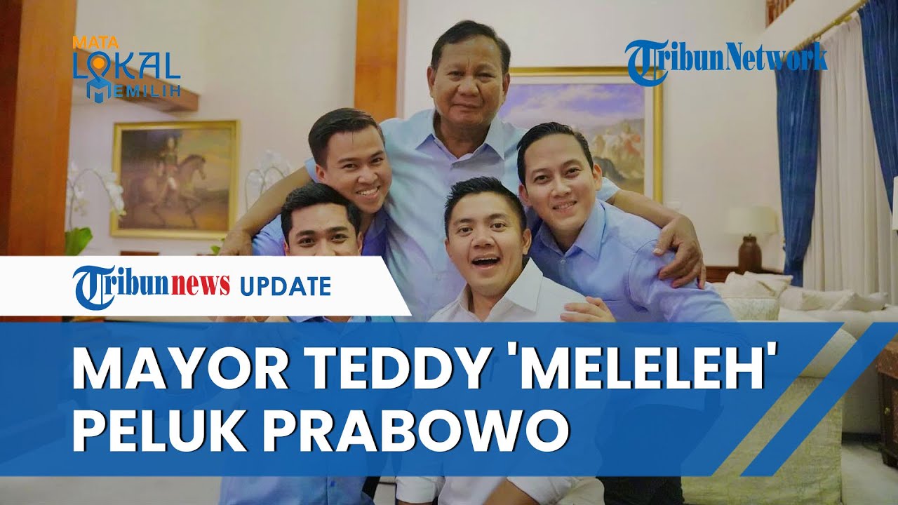 Video: Momen Gemoy Prabowo Dipeluk 3 Sespri & Mayor Teddy seusai Unggul Quick Count, Sisipkan ...