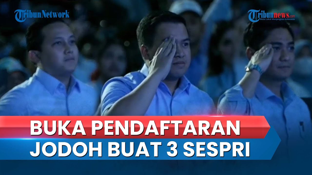Video: Carikan Jodoh untuk Ketiga Sekretaris Pribadinya, Prabowo: Silakan Daftar di Kertanegara ...