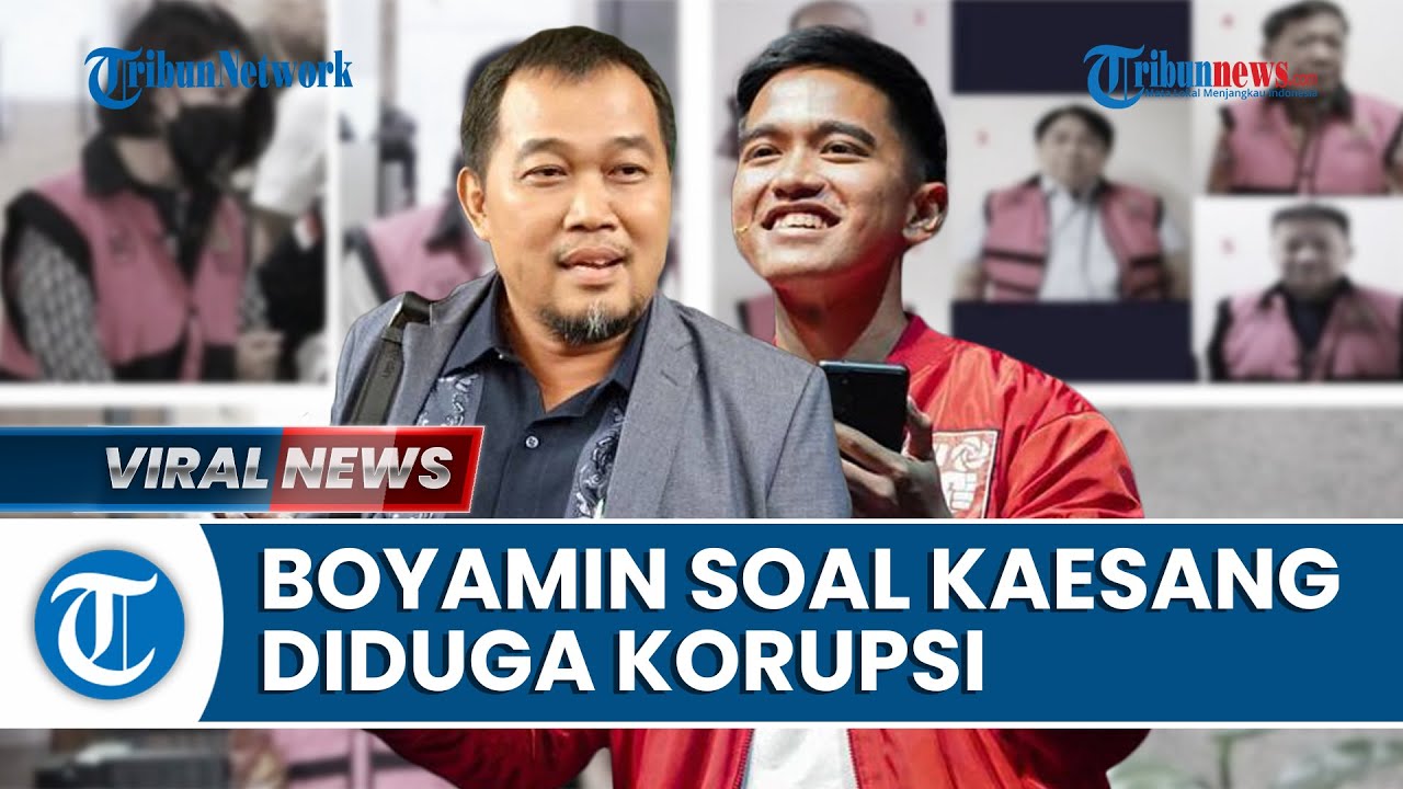 Video: Kaesang Pangarep Diduga Terlibat Kasus Korupsi Timah, Begini ...
