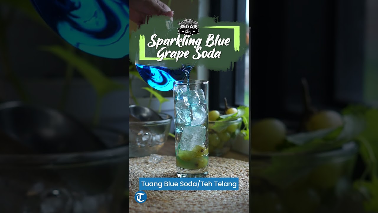 Video: Resep Sparkling Blue Grape Soda, Menu Unik Segarkan Badan Selepas Berbuka