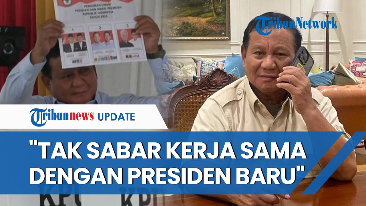 Video: Prabowo Banjir Ucapan Selamat dari AS, Singapura, Australia ... Video: Prabowo Banjir Ucapan Selamat dari AS, Singapura, Australia ...
