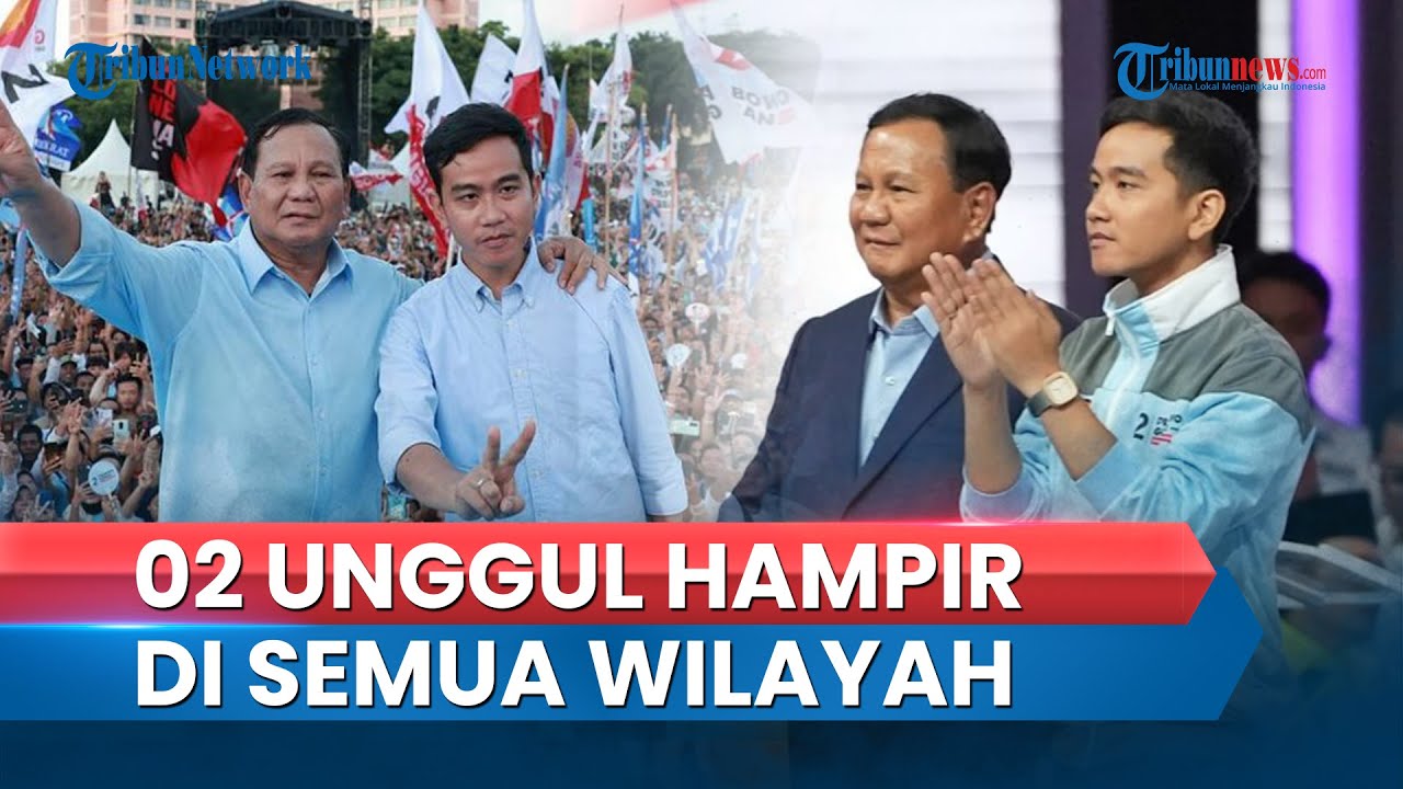 Video: Real Count KPU 19.00 WIB: Prabowo-Gibran Kuasai Hampir Seluruh Provinsi, Raih 56,3 Juta Suara