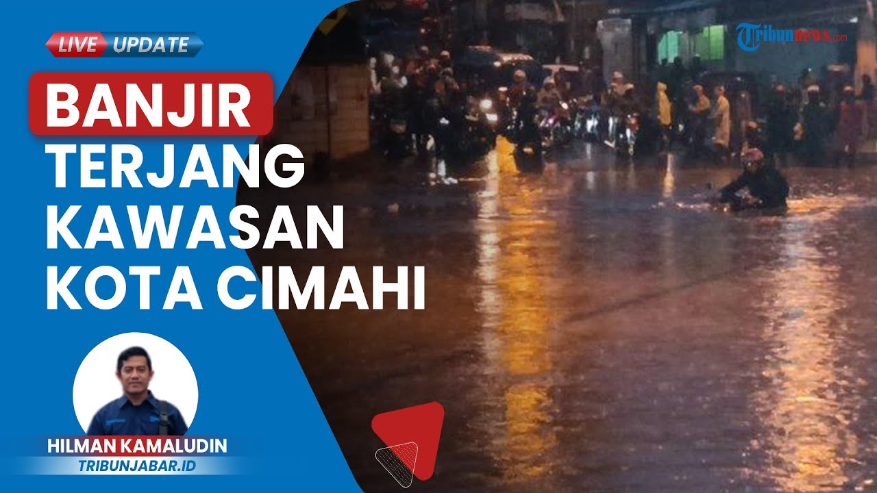 Video: Banjir terjang kawasan Kota Cimahi, beberapa jalan terputus dan ratusan rumah terendam
