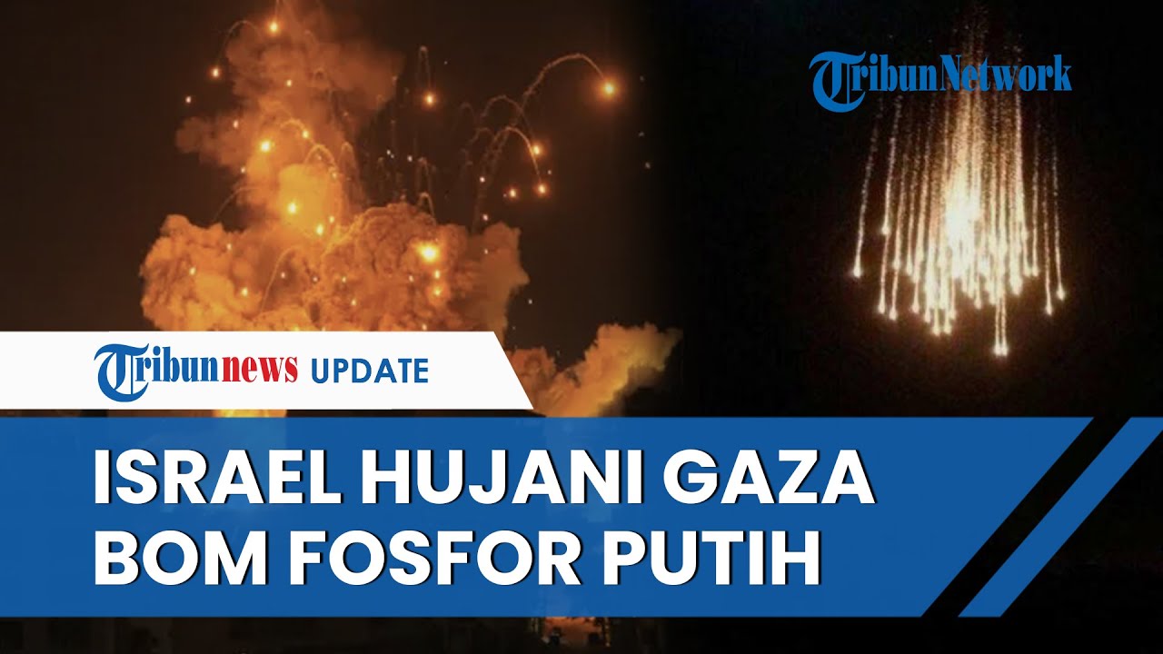 Video: Serangan Brutal Israel Hujani Langit Gaza dengan Bom Fosfor ...