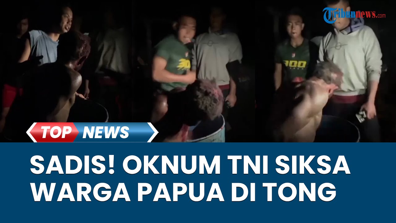 Video: VIRAL VIDEO Warga Papua Disiksa Oknum TNI Secara Sadis di Dalam ...