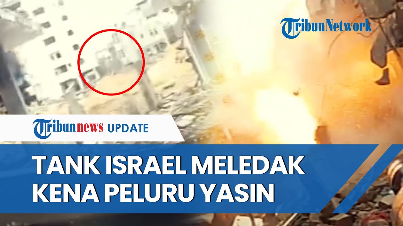 Video: Berbekal Peluru Al-Yassin, Hamas Tembaki Tank Israel di Sheikh Radwan Gaza hingga Meledak