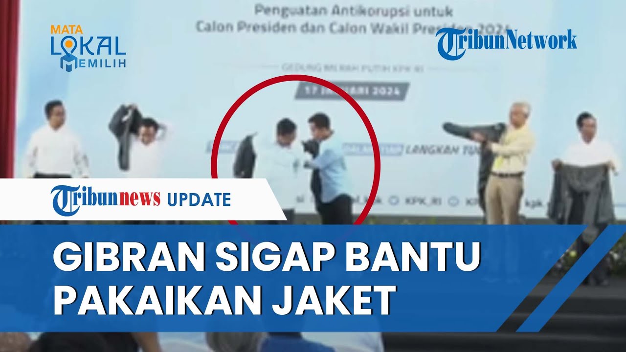 Video: Momen Gibran Peka Sigap Bantu Prabowo Pakaikan Jaket dari KPK di ... Video: Momen Gibran Peka Sigap Bantu Prabowo Pakaikan Jaket dari KPK di ...