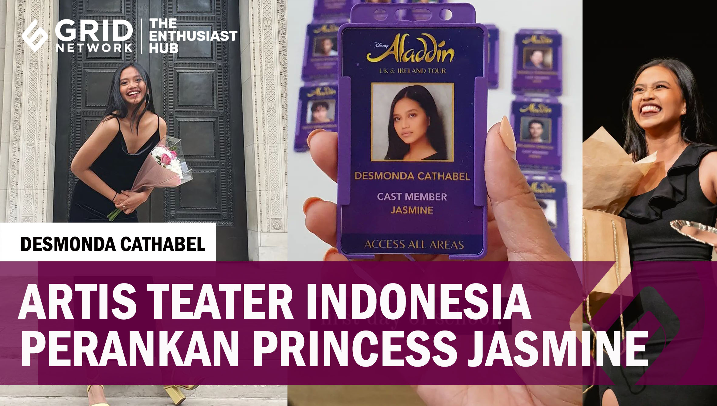 Video: DESMONDA CATHABEL, ARTIS TEATER INDONESIA YANG TERPILIH JADI ...
